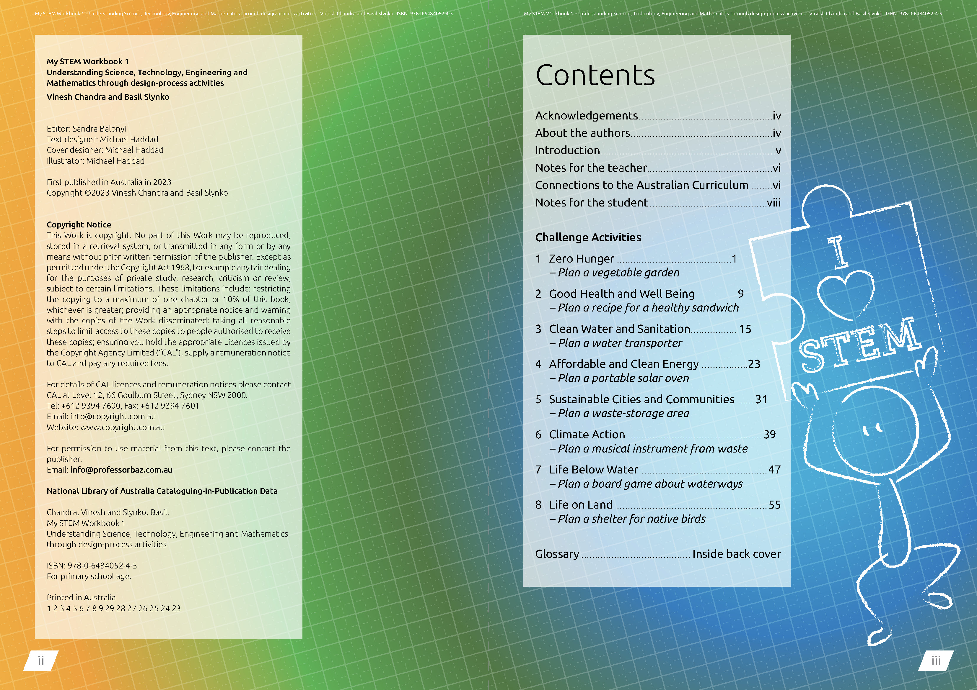 Sample Pages – Book 1 – My STEM Workbook