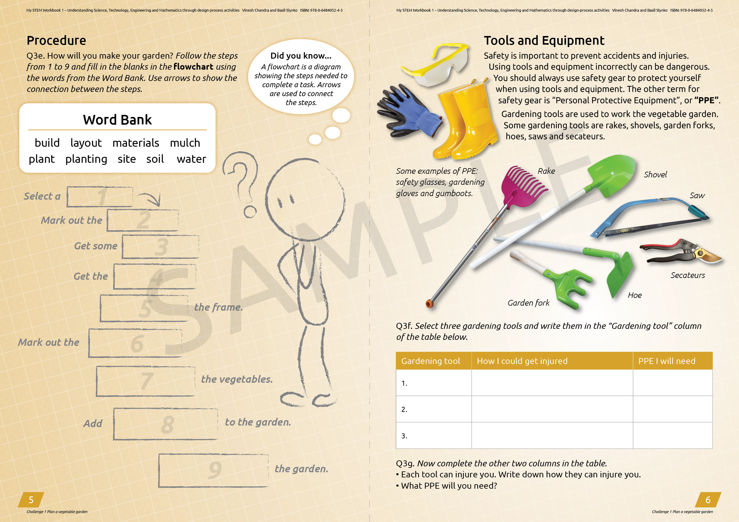 Sample Pages Book 1 My Stem Workbook