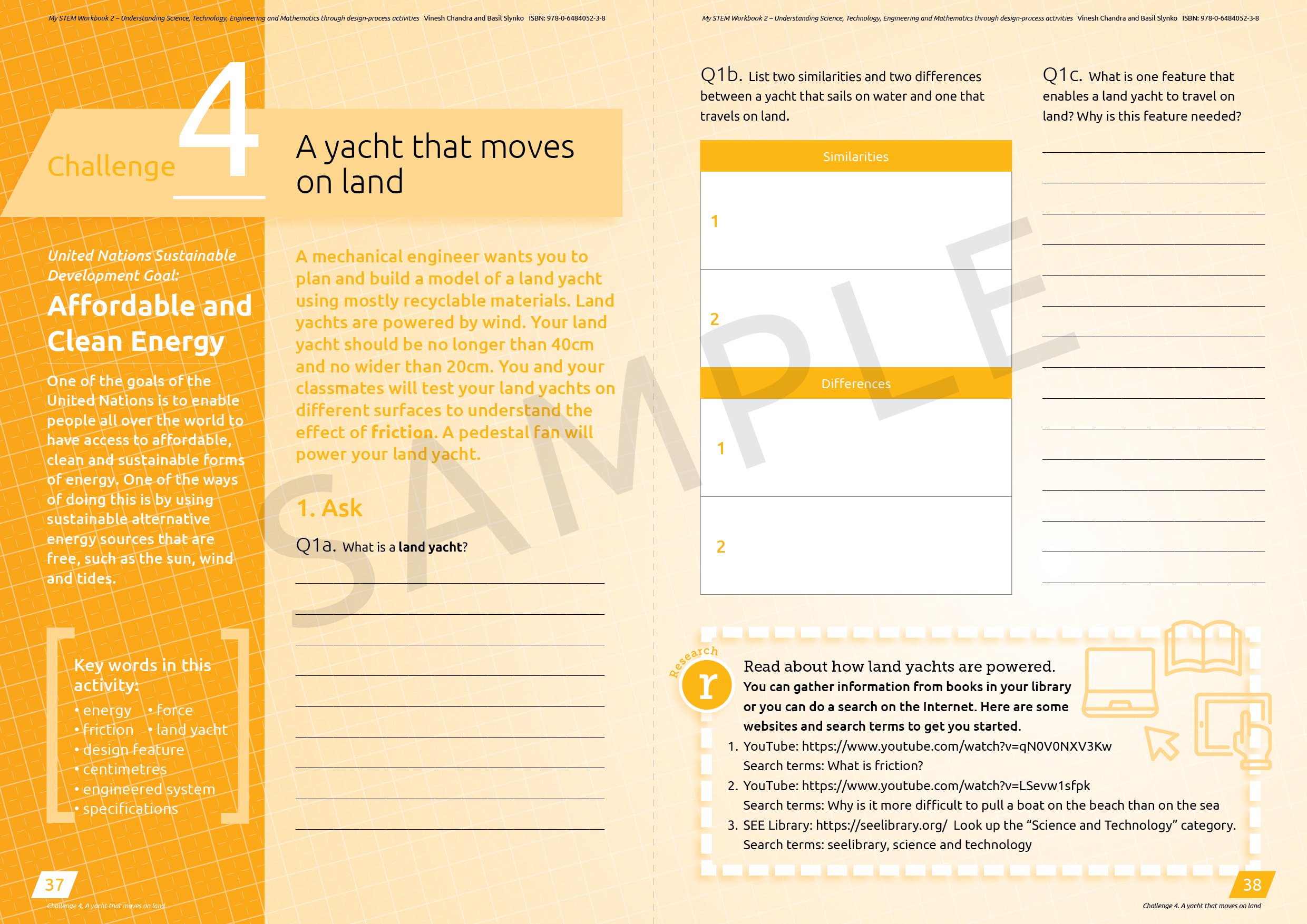 Sample Pages – Book 2 – My STEM Workbook